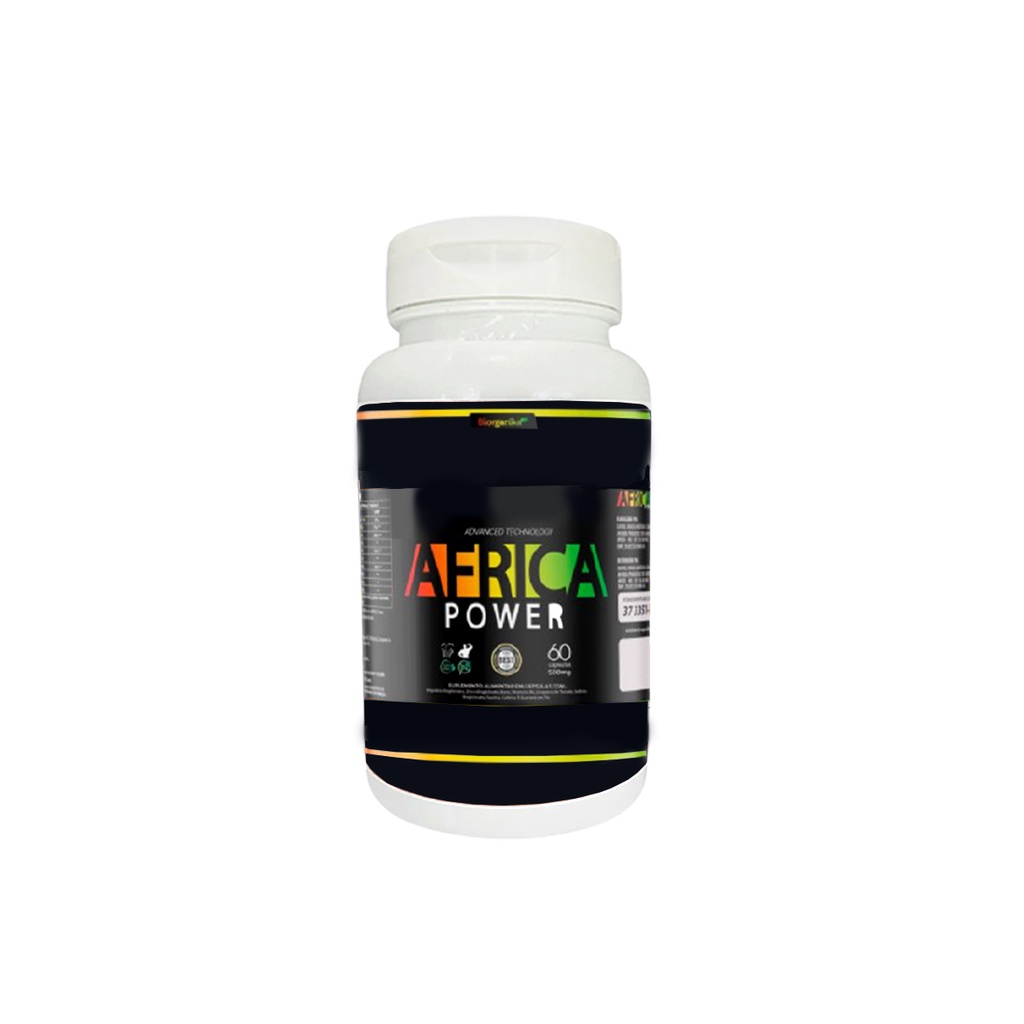Africa power Estimulante natural capsulas energia e potencia | Shopee ...