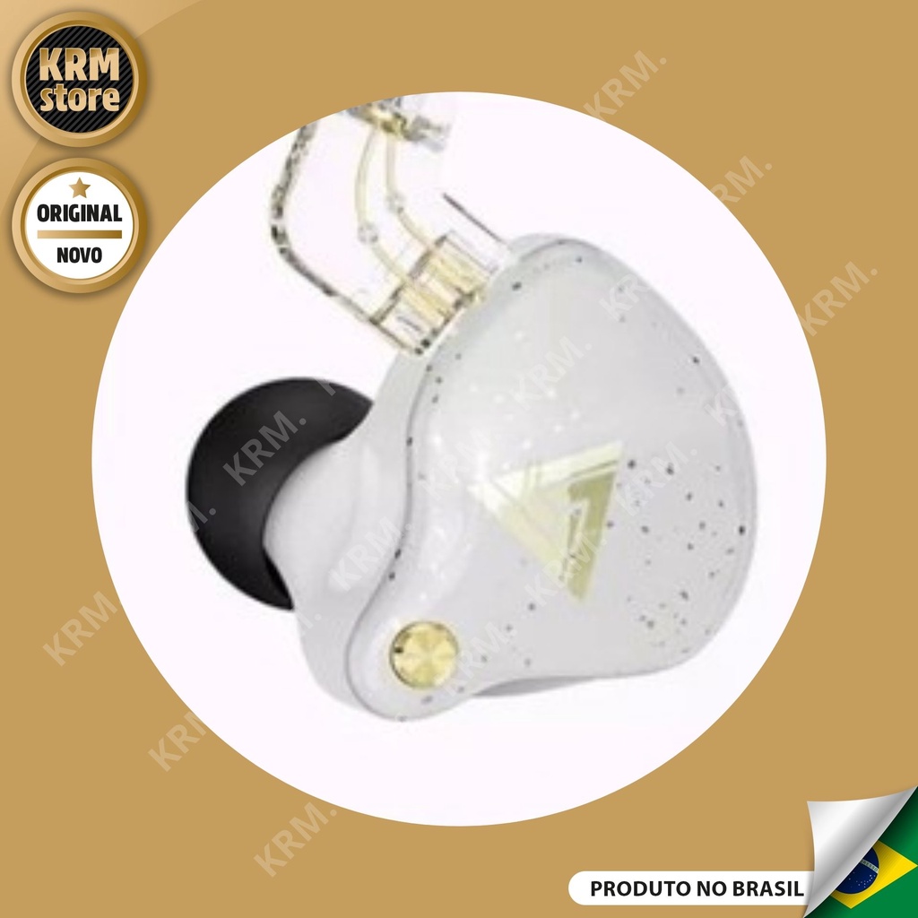Fone QKZ AK6 Pro branco | Shopee Brasil