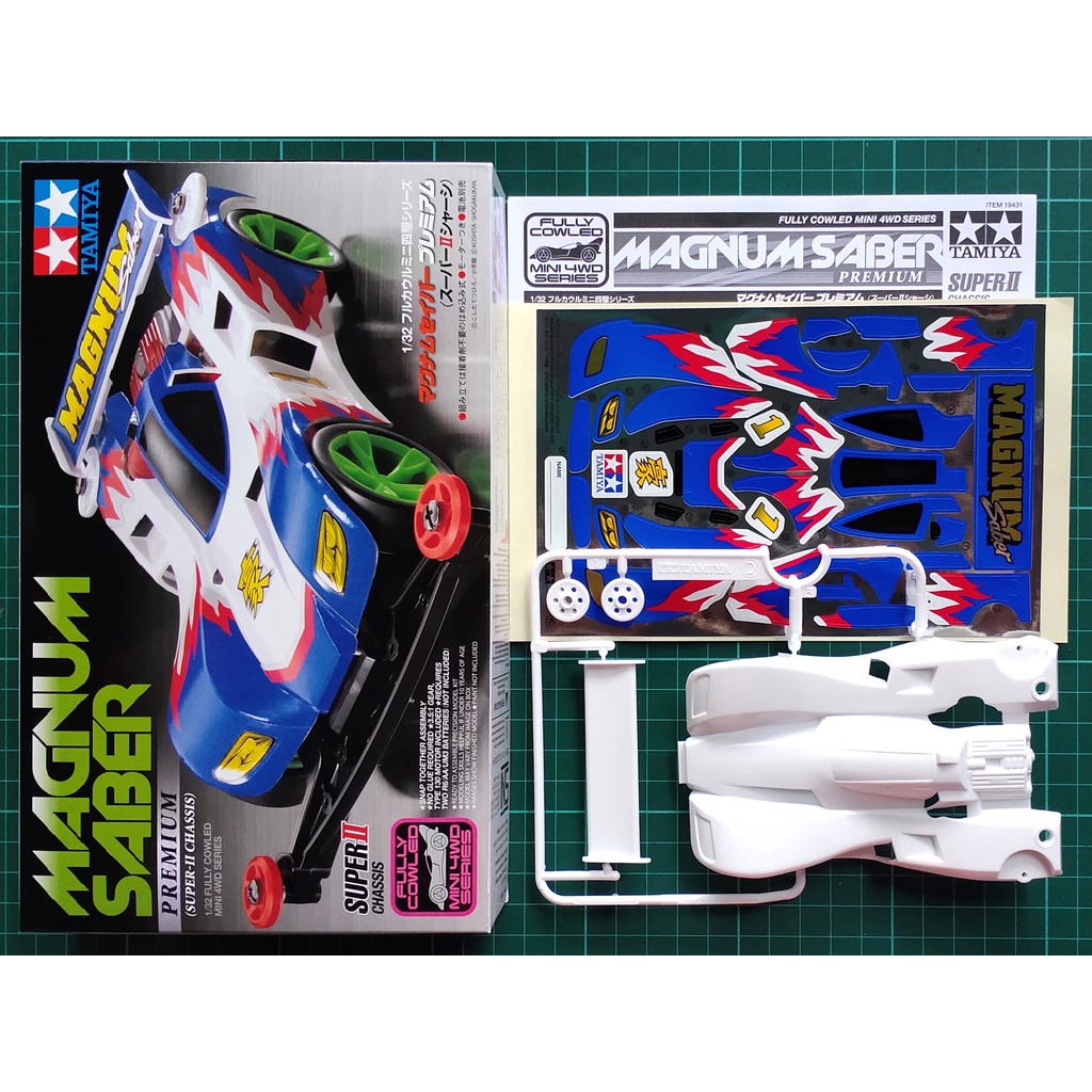 Tamiya 19431 Body Dus Box Magnum Saber Premium (Super 2) | Shopee Brasil