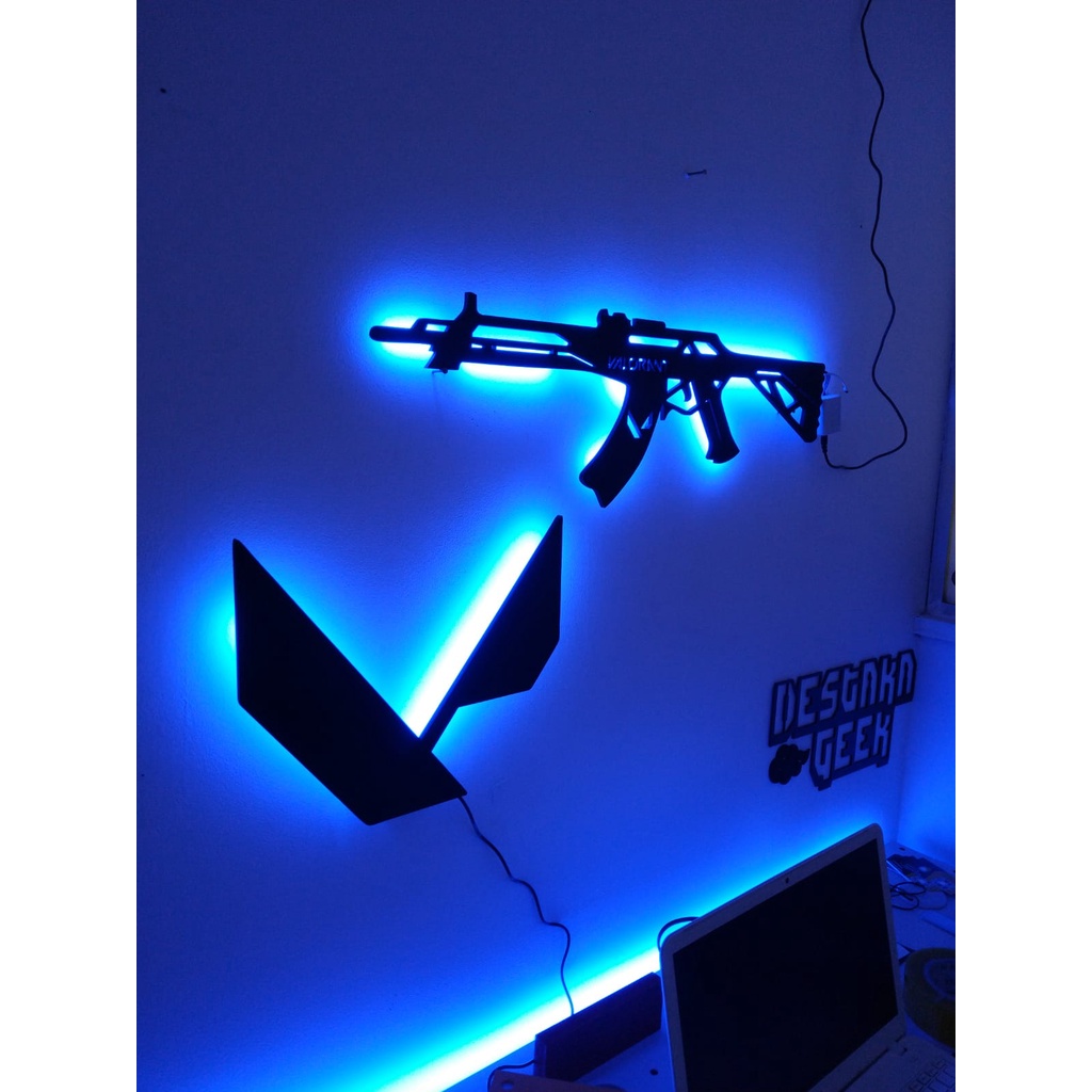 Valorant Luminária Vandal Sublime RGB SETUP Gamer | Shopee Brasil