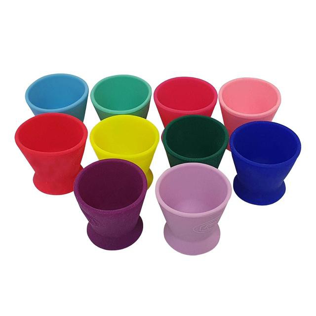Pote dappen de silicone pequeno colorido | Shopee Brasil