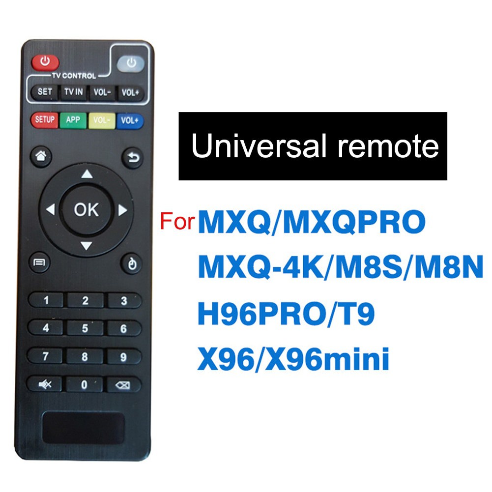 Controle Remoto Tv Box Universal 4k Mx9 Tx3 Tx2 Tx9 Mxq Pro 4k | Shopee ...