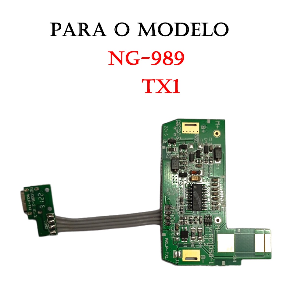 Placa Mae Pecas de Reposicao Wmark Shaver Aparador NG 989 | Shopee Brasil