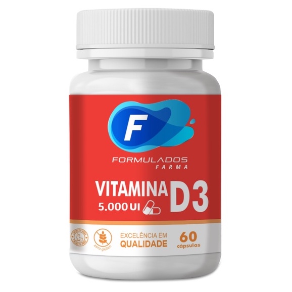 Vitamina D 5000 Ui 60 Capsulas | Shopee Brasil