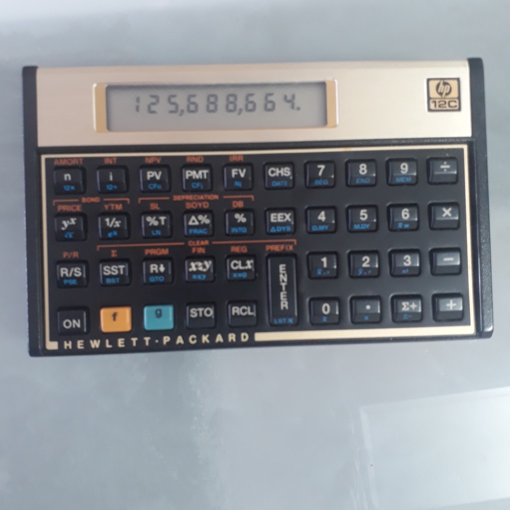 Calculadora Financeira Hp 12c Gold | Shopee Brasil