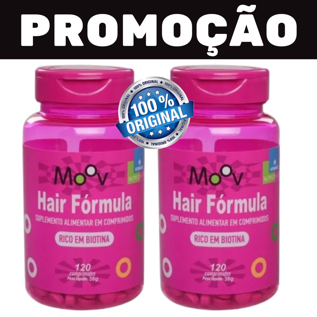 2 Remédio Biotina Hair Formula Para Crescimento E Manutenção De Cabelos ...