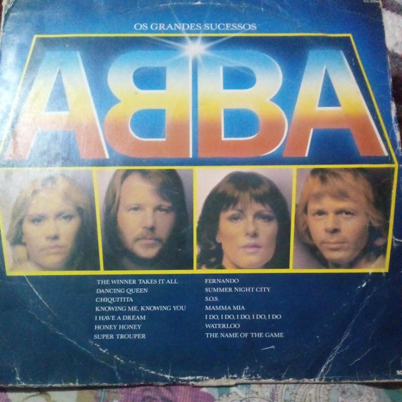 Disco Vinil ABBA os grandes sucessos | Shopee Brasil