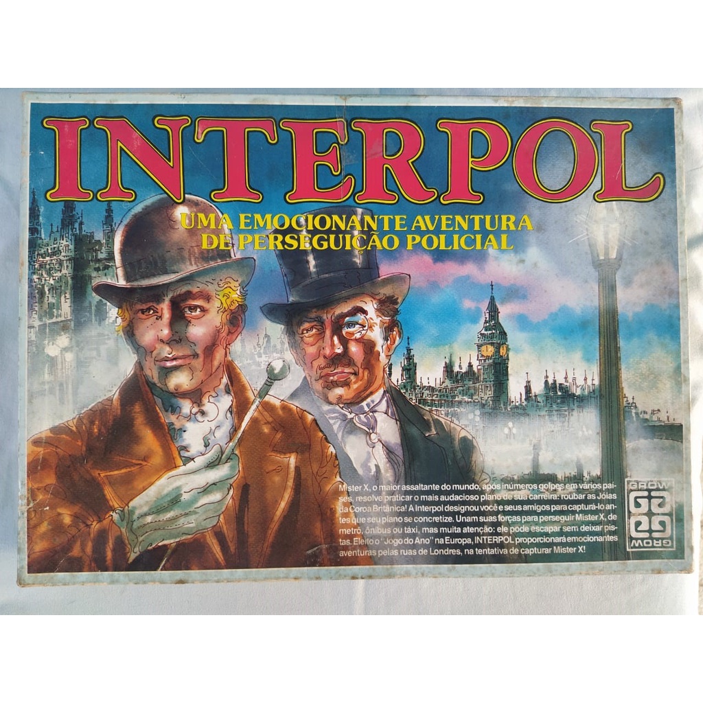 Jogo Interpol antigo | Shopee Brasil