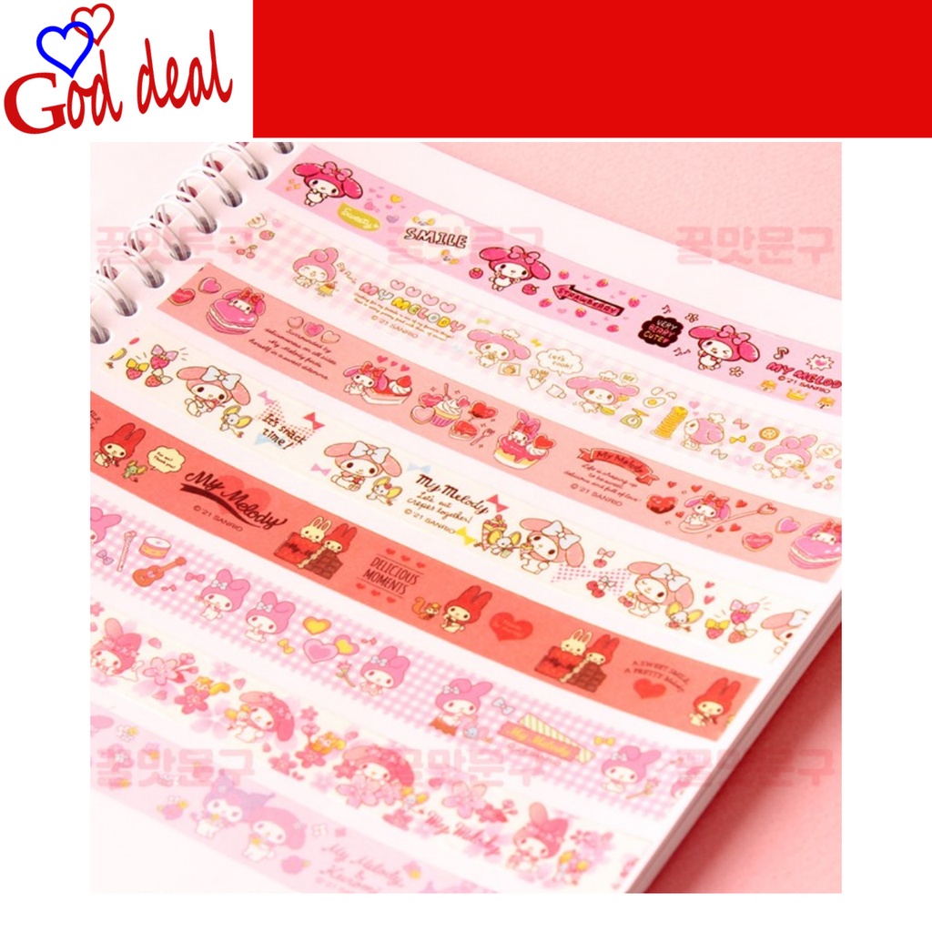 Sanrio Fita De Acordo Com Personagens Kuromi Da Fething (8pçs x 2 ...