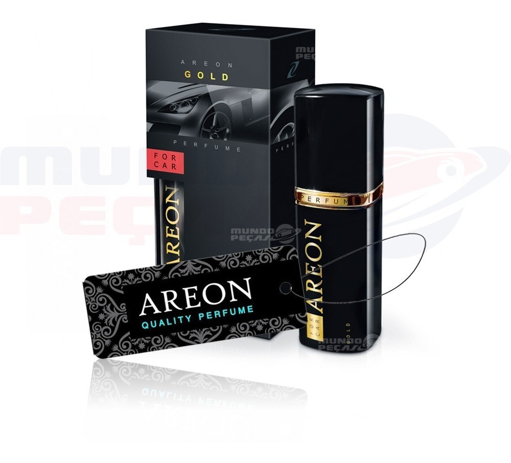 Perfume Automotivo Areon Gold 50ml + Difusor de Papel | Shopee Brasil