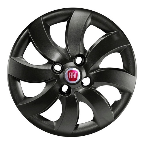 Calota Grafite Aro 14 Palio Attractive Uno Siena Idea | Shopee Brasil