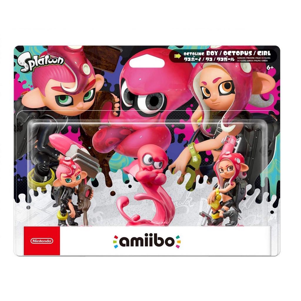 Amiibo Splatoon Series Octoling 3-pack | Shopee Brasil