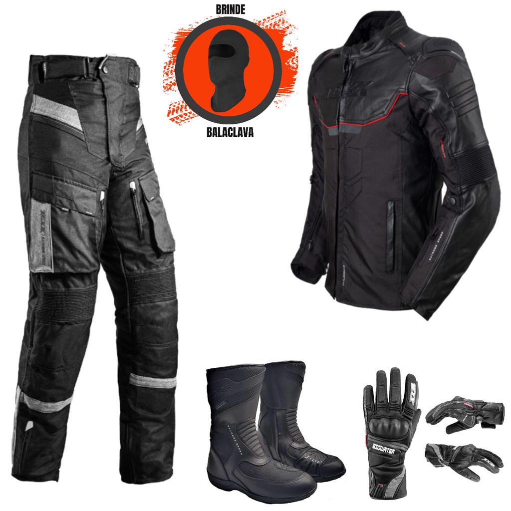 Conjunto Moto Texx Jaqueta Falcon V2 Calca Armor Bota e Luva | Shopee ...