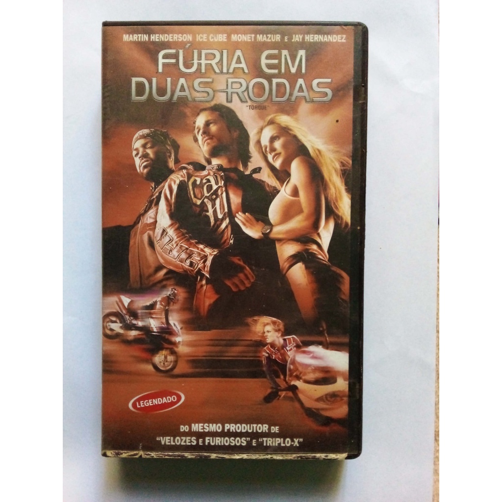 VHS ORIGINAL FÚRIA EM DUAS RÓDAS | Shopee Brasil