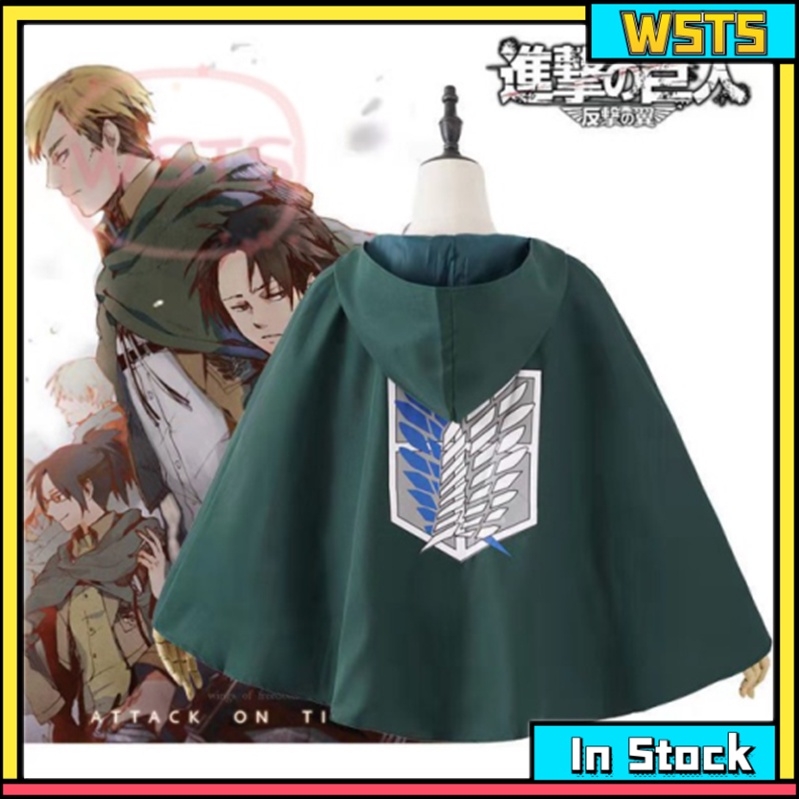 Terno Cosplay de Attack on Titan fantasia da moda para a festa de Halloween festa | Shopee Brasil