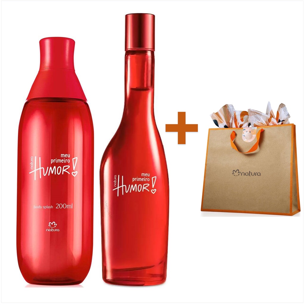 Kit Natura Meu Primeiro Humor: Colônia + Body Splash | Shopee Brasil