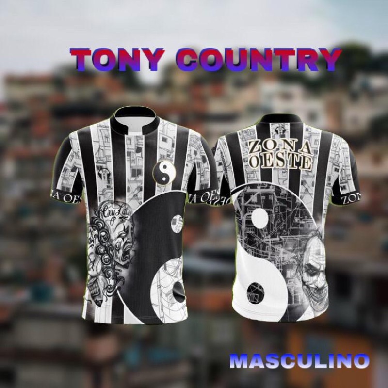 CAMISETA TONY COUNTRY | Shopee Brasil