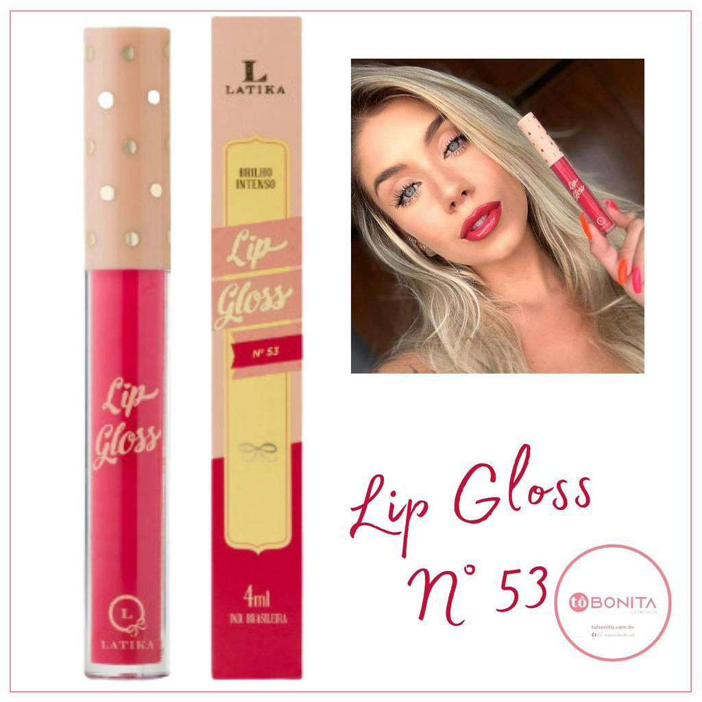 Batom Líquido Lip Gloss Latika N53 | Shopee Brasil