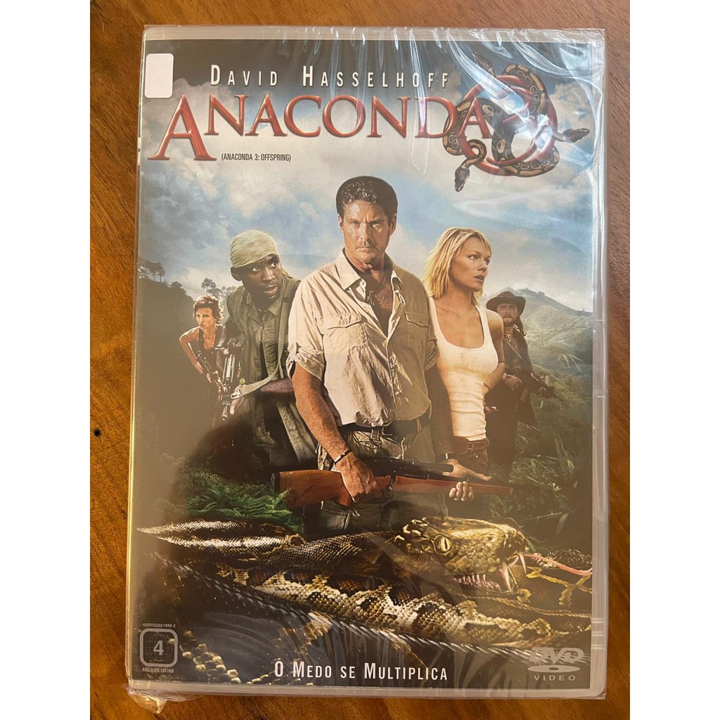 DVD Anaconda 3 - David Hasselhoff - Lacrado | Shopee Brasil