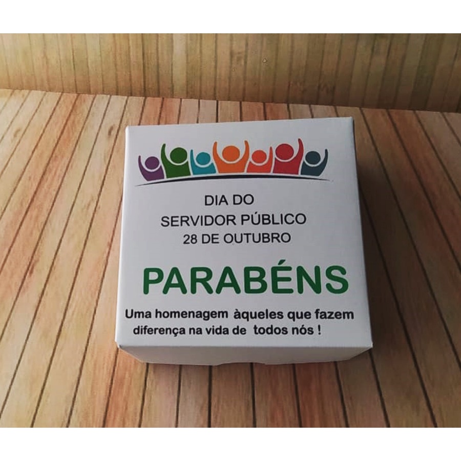 10 Caixas para 4 Doces Lembrança dia do Servidor Público | Shopee Brasil