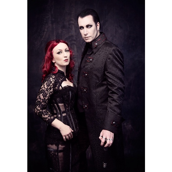 Placa Decorativa Quadro Banda Blutengel Metal Alterativo Dark Metal ...