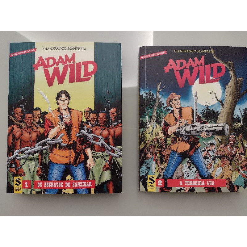 Adam Wild - Gianfranco Manfredi - Volume 1 e 2 (Bonelli - Editora Saica ...