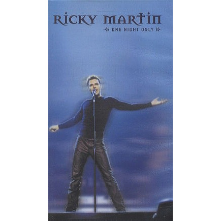 Vhs Ricky Martin One Night Only lacrado | Shopee Brasil