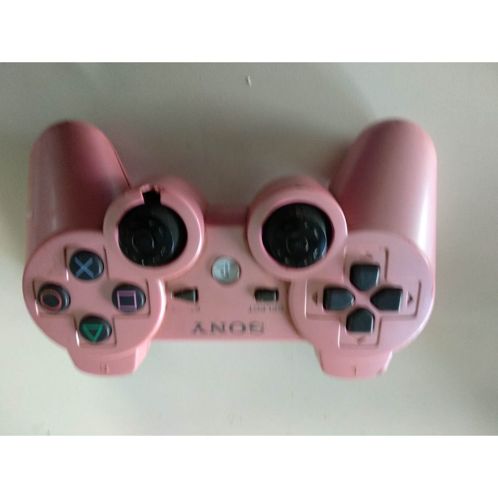 Controle PS3 Rosa sem cabo 1 | Shopee Brasil