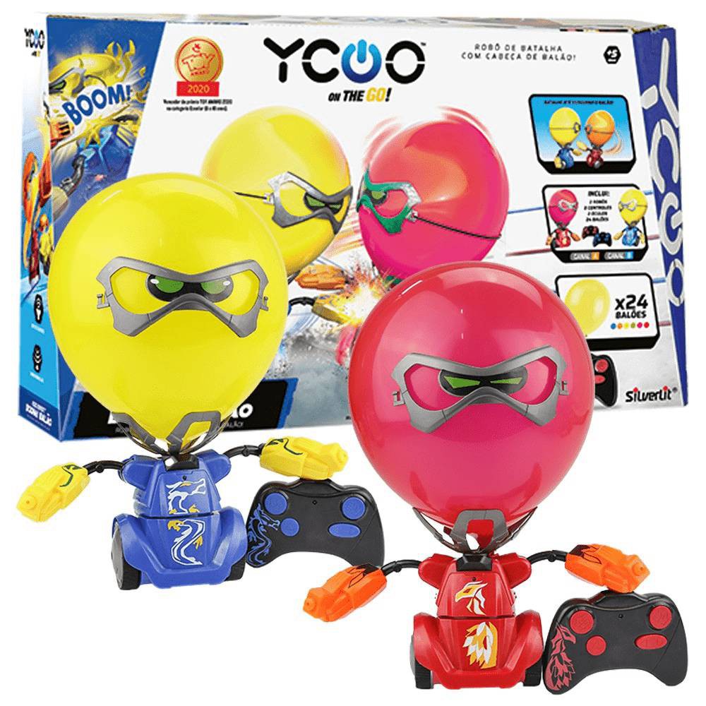 Robo Kombat Boom Balao Silverlit 5222 DTC | Shopee Brasil