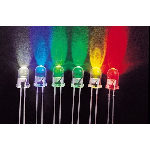 Kit Led Alto Brilho 5mm 100 Und 5 Cores. - Faz a Boa!