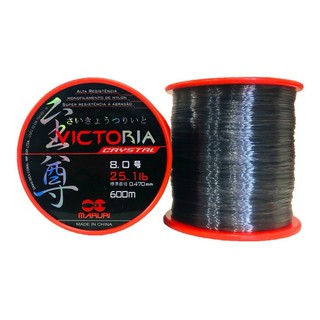 Linha Victoria Monofilamento 0,28 mm / 10,4 lb / Cristal - 600 metros ...