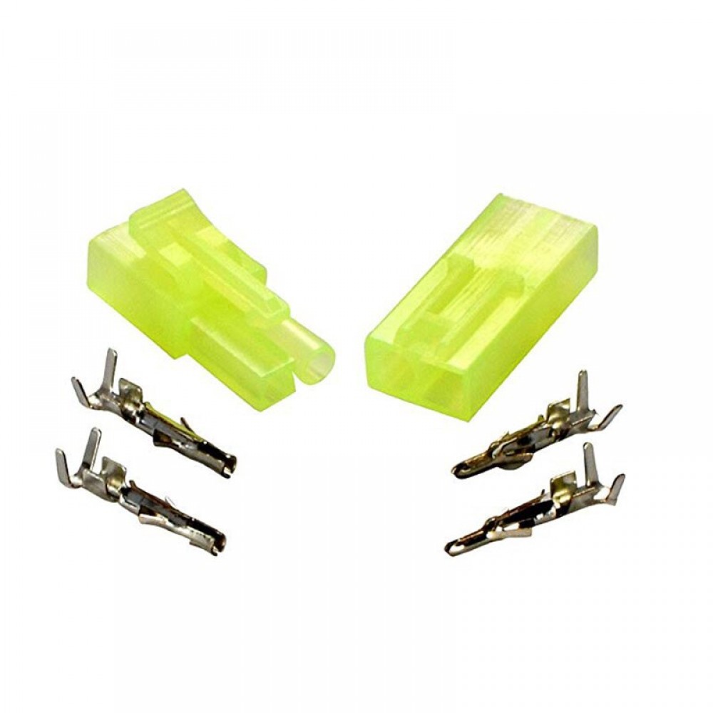 Conector Mini Tamiya Airsoft Macho E Femea | Shopee Brasil