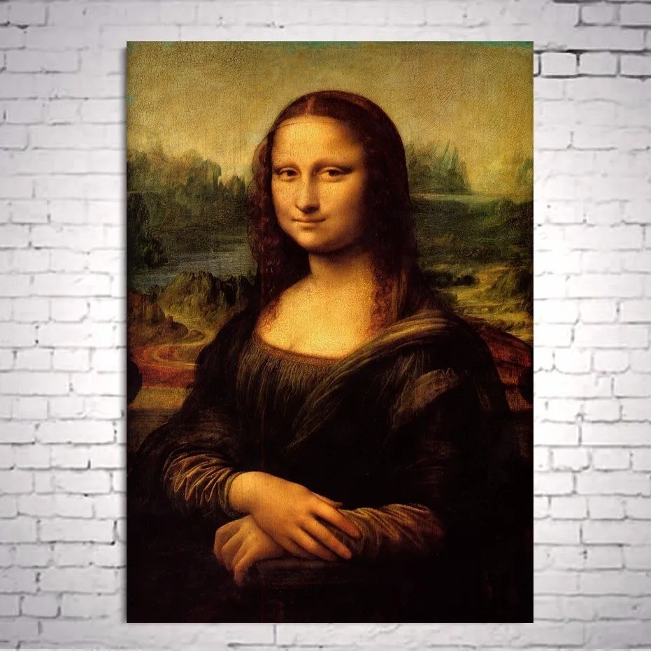 Poster Cartaz Mona Lisa Gioconda Leonardo Da Vinci A3 | Shopee Brasil