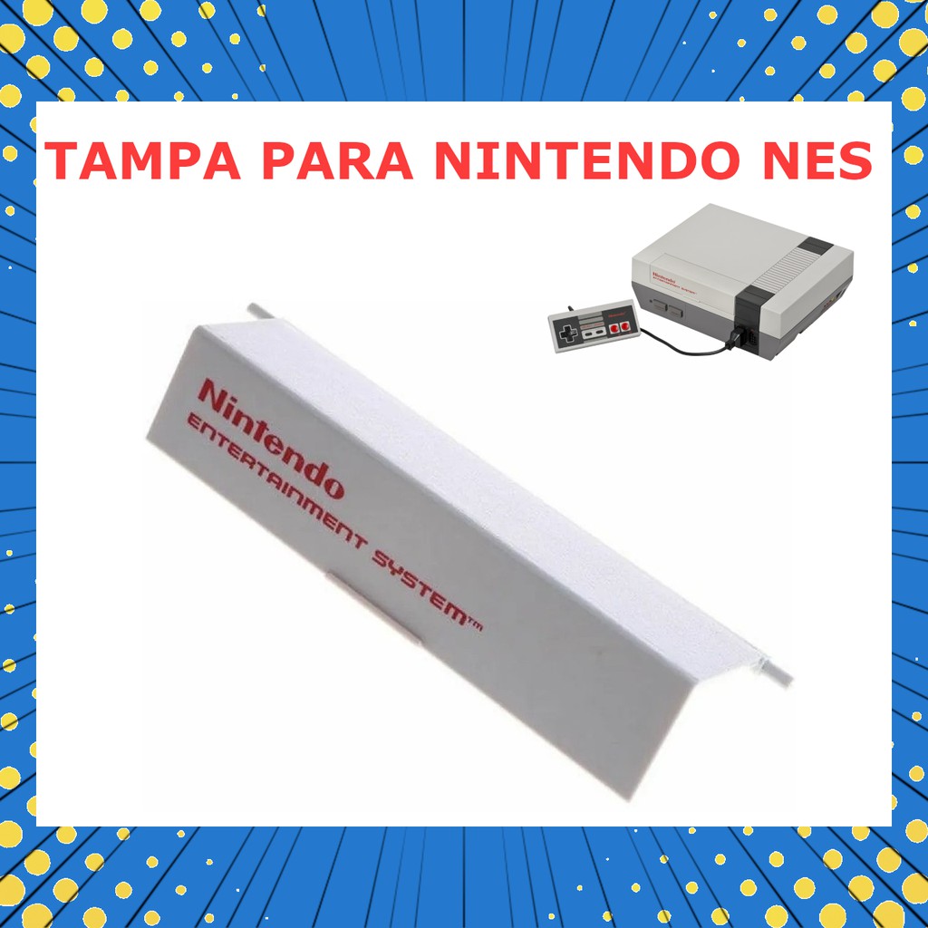 Tampa Frontal Para Nintendinho Nes Americano Nova 8 Bits | Shopee Brasil