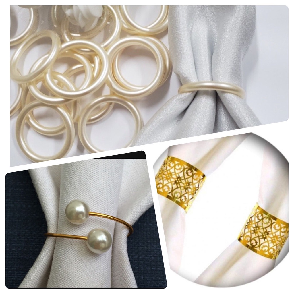 Porta Guardanapo Argolas Vários Modelos para Guardanapos Mesa Posta ...