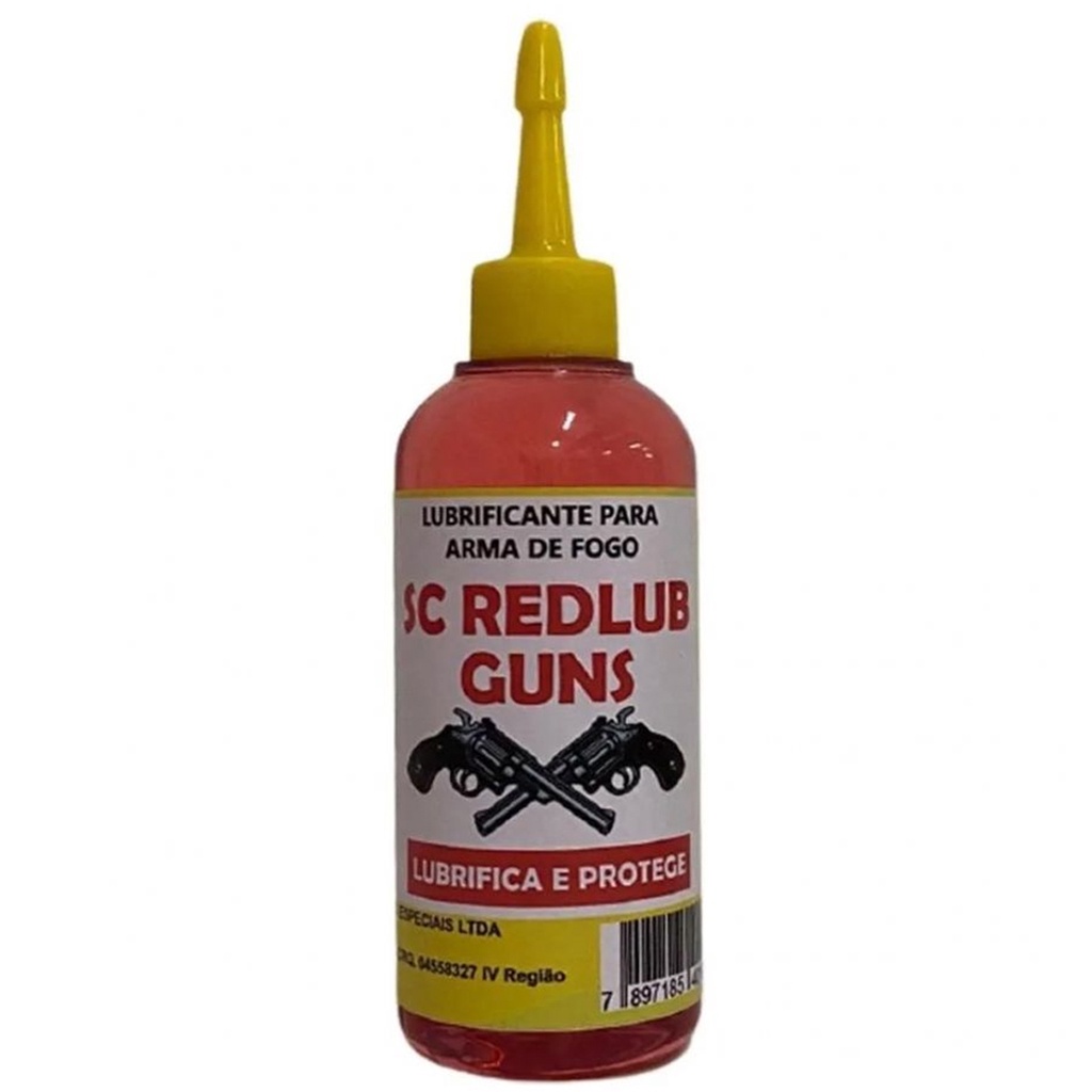 SC REDLUB GUNS lubrificante limpeza manutenção armas 100 ML | Shopee Brasil