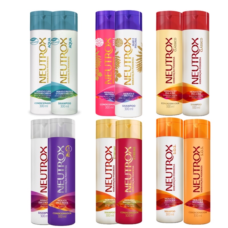 Shampoo ou Condicionador Neutrox 300ml - Escolha o Seu! | Shopee Brasil