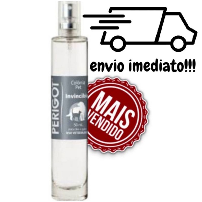 Perfume Colônia Pet Invincible Perigot 50ml | Shopee Brasil