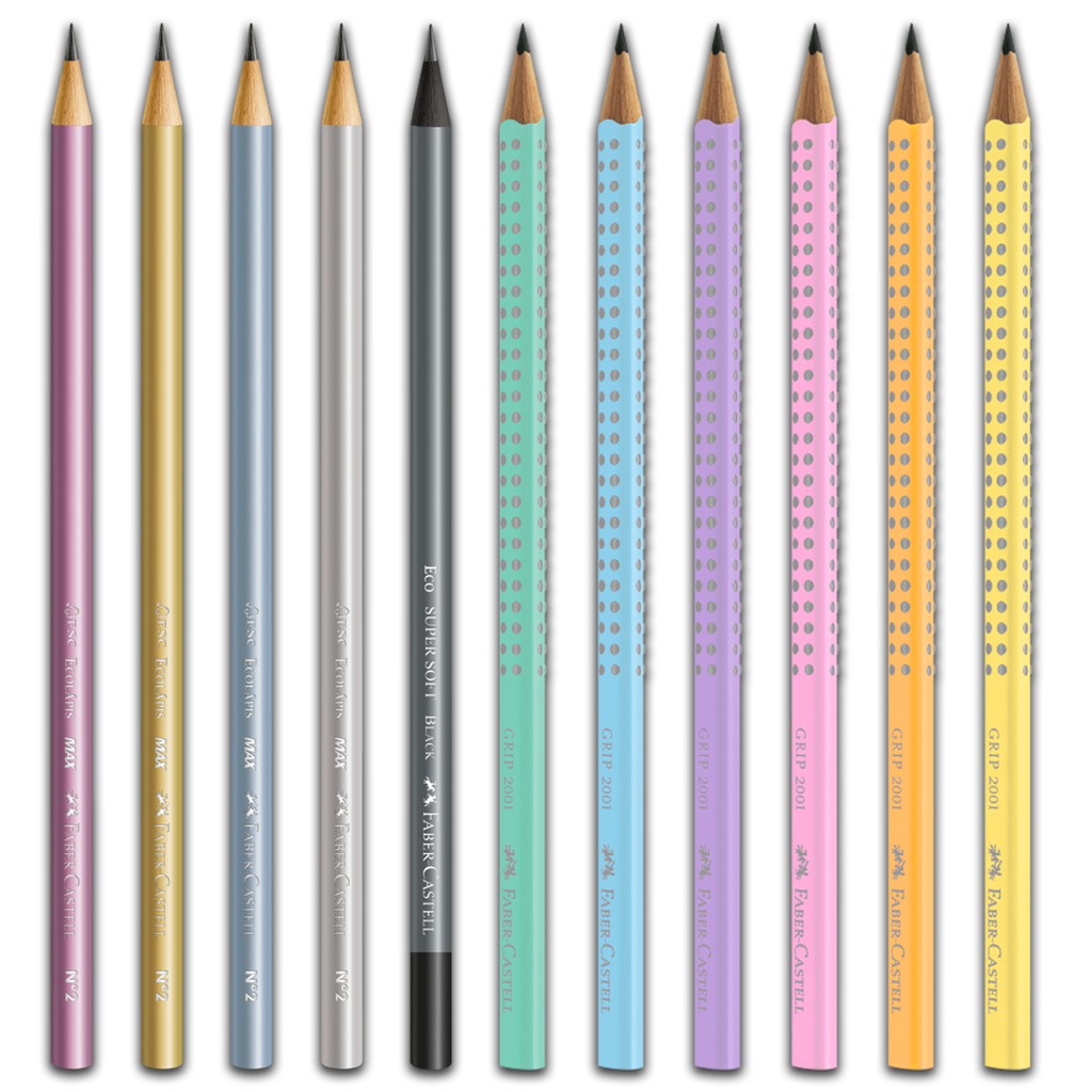 Lapis Preto Grafite Escrever Grip Tons Pastel / Super Soft / Metallic ... Lapis Preto Grafite Escrever Grip Tons Pastel / Super Soft / Metallic ...