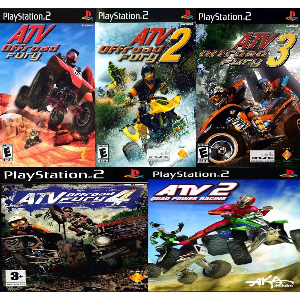 Kit ATV Offroad Fury Collection com 5 Jogos (PS2) | Shopee Brasil