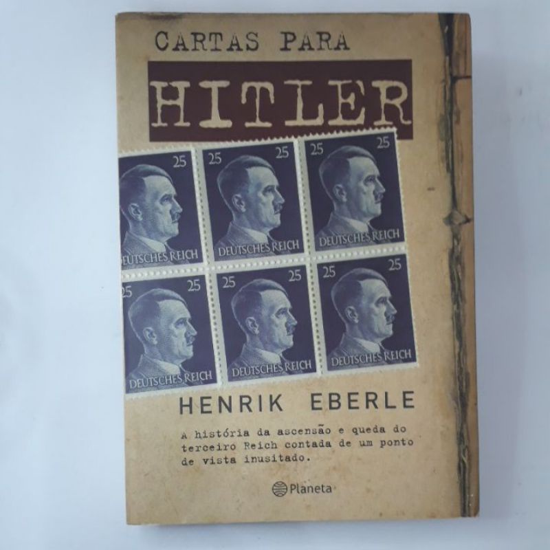 CARTAS PARA HITLER - HENRIK EBERLE | Shopee Brasil