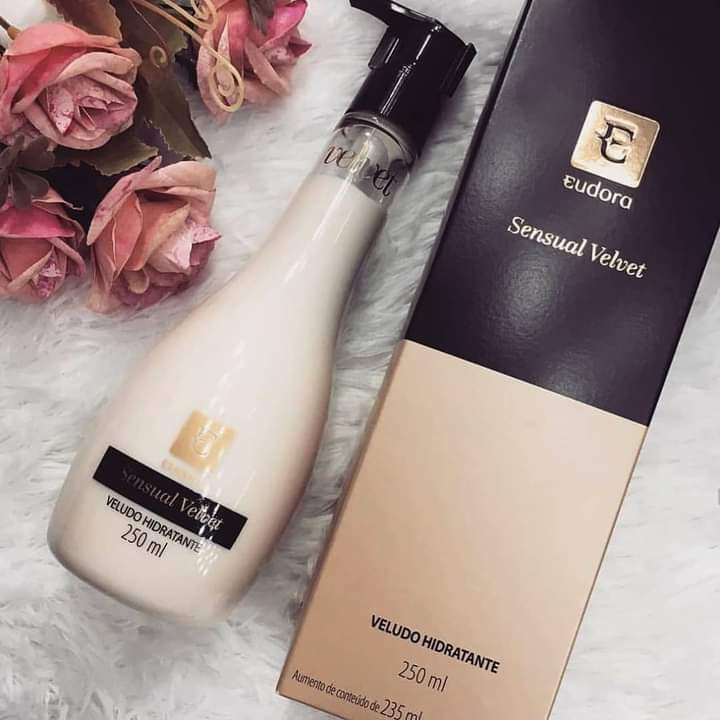 Eudora - Sensual Velvet - Veludo Hidratante Corporal 250ml | Shopee Brasil