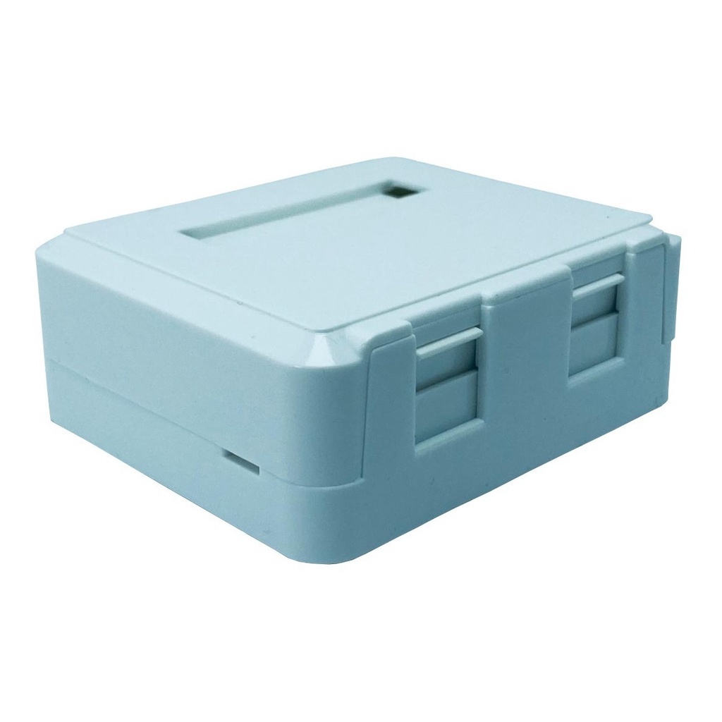 Caixa Superficie C/02 Saidas P/RJ45 (Surface Box) Kit C/10. | Shopee Brasil