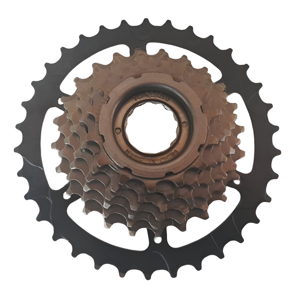 Catraca Roda Livre 7 Velocidades Mega Ranger 14-34 Dentes (Rosca ...