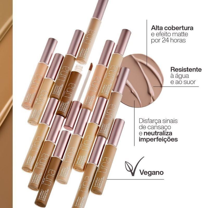 Corretivo Natura Una 8ml - Cobertura Extrema | Shopee Brasil