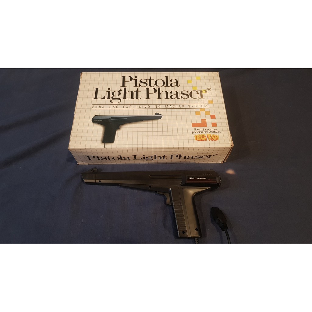 Pistola Master System Light Phaser (com caixa - isopor excelente ...