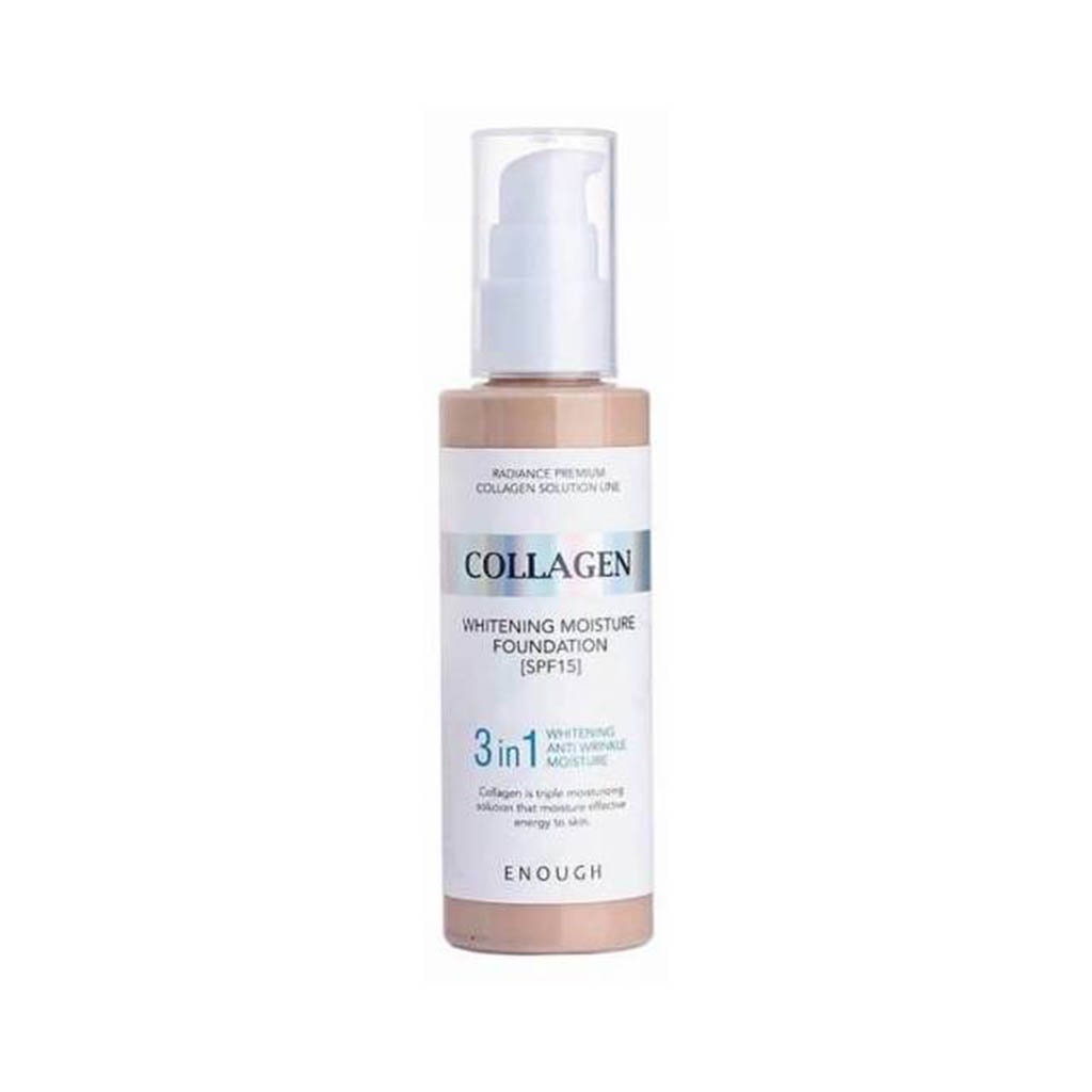 enough collagen whitening moisture foundation 100ml 3 Color | Shopee Brasil