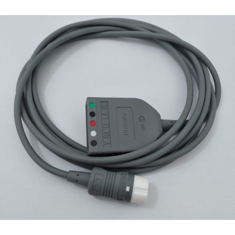 CABO TRONCO DE ECG 3/5 VIAS DERIVAÇÃO AAMI/IEC PHILIPS - ORIGINAL ...