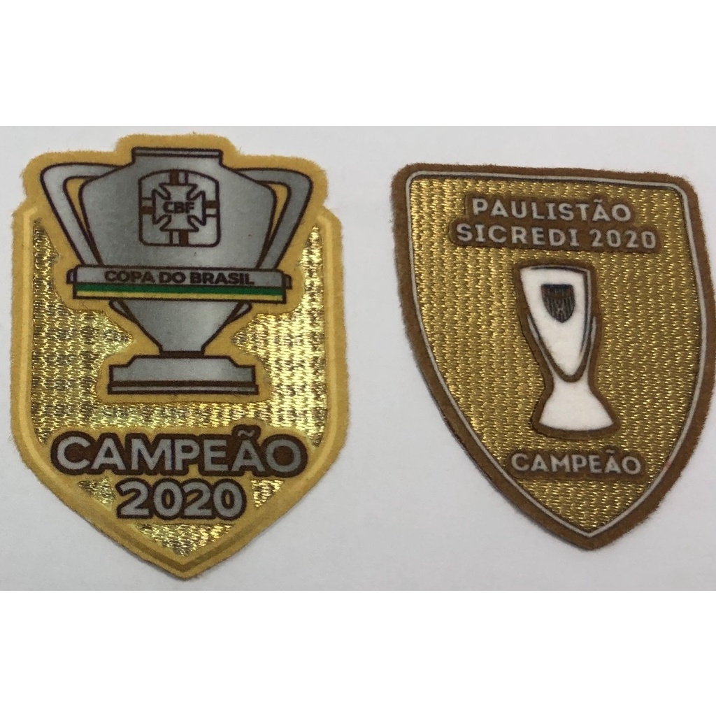 Patch campeão Copa do Brasil + Campeão paulista 2020 | Shopee Brasil