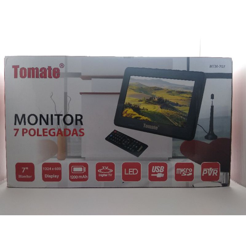 Monitor Tomate 7 Pol. | Shopee Brasil